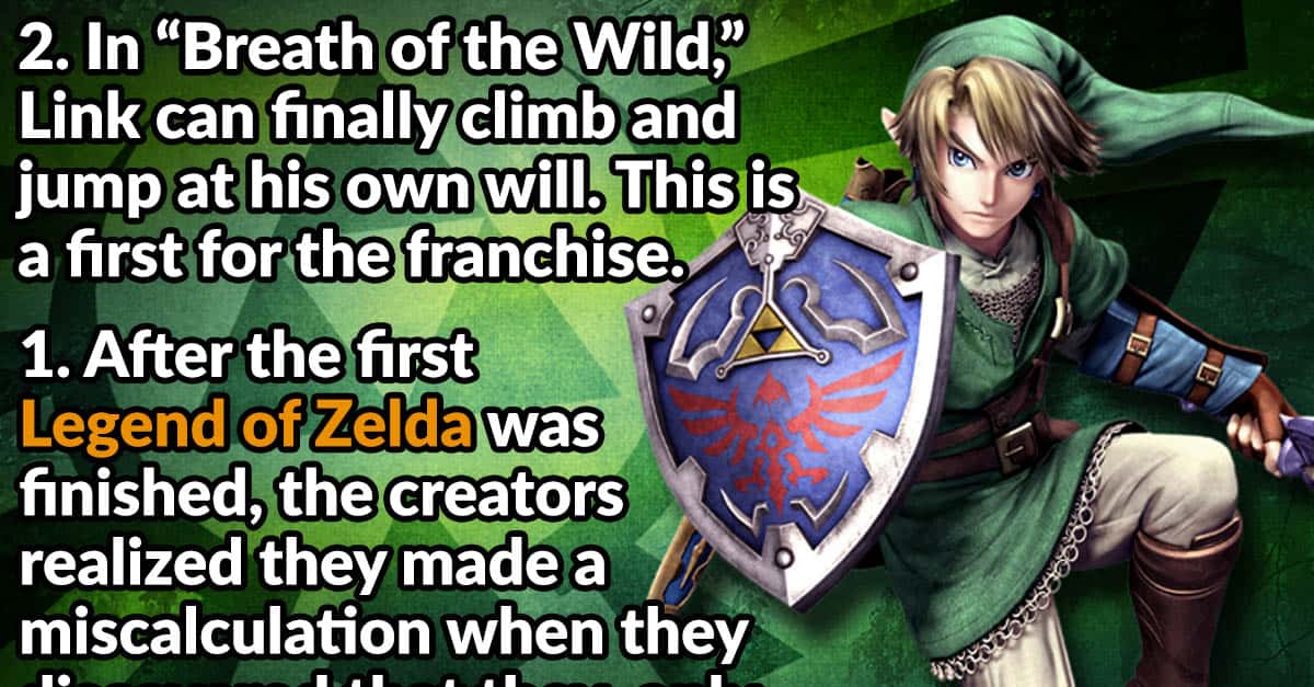 Legendary Facts About The Legend Of Zelda