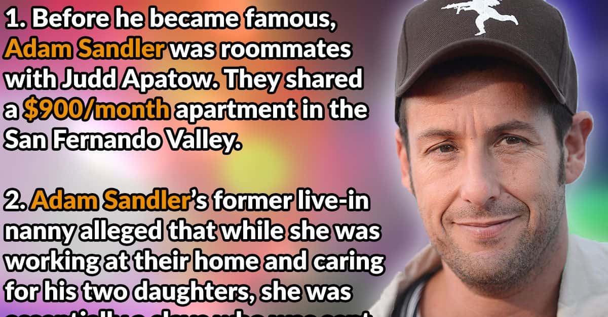 Goofy Facts About Adam Sandler