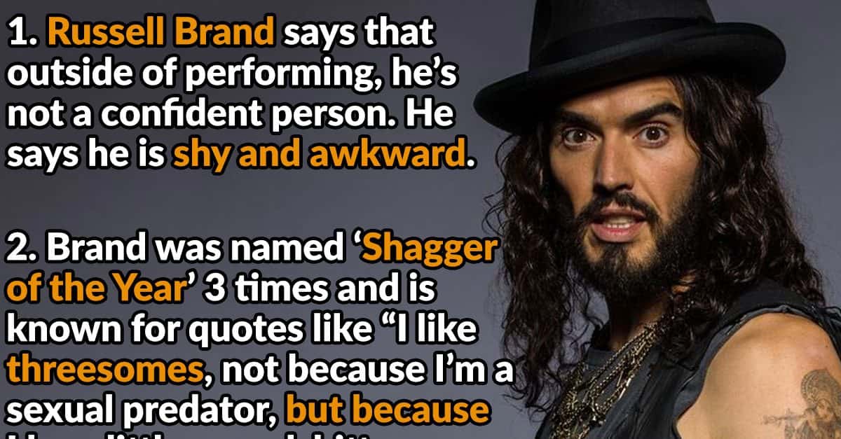 Hilarious facts about Russell Brand