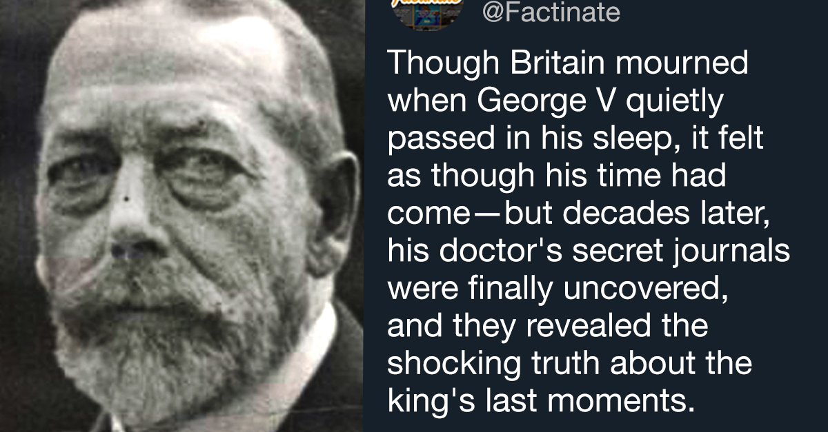 Royal Facts About George V, The Sailor Prince - Factinate