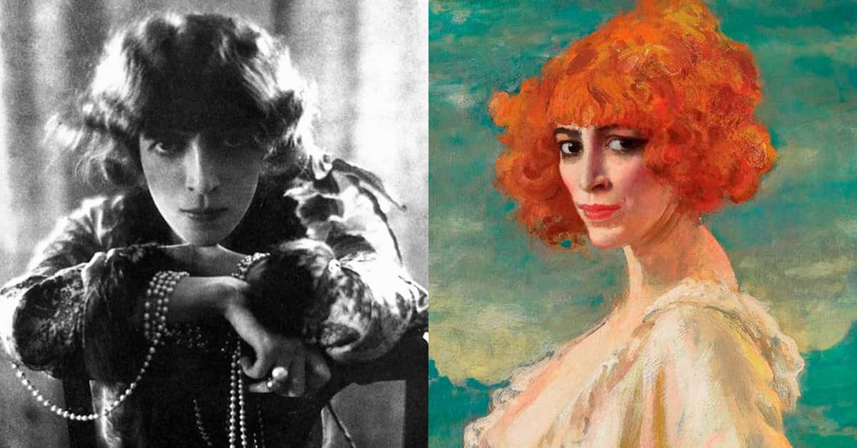 Marchesa Luisa Casati Painting