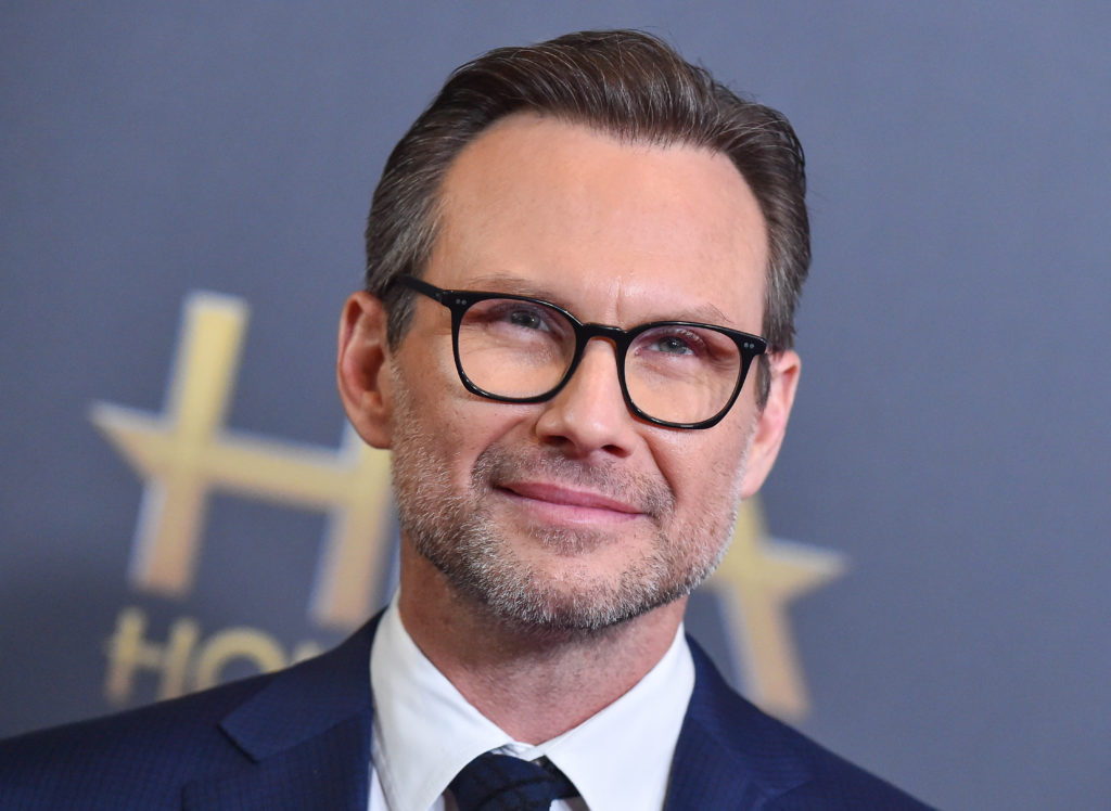 Christian Slater is prioritizing his peace.