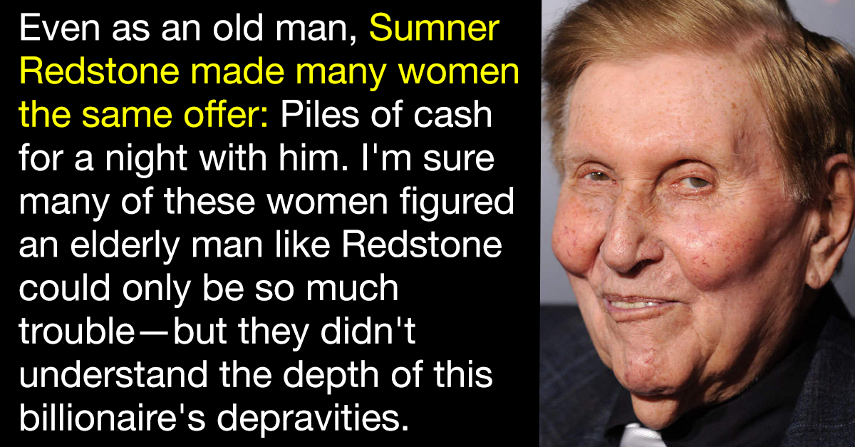 Lecherous Facts About Sumner Redstone, The Billionaire Skirt Chaser
