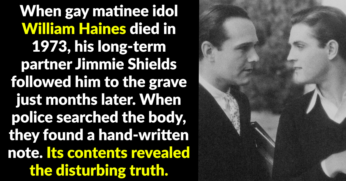 William Haines Paid A High Price For His Fame