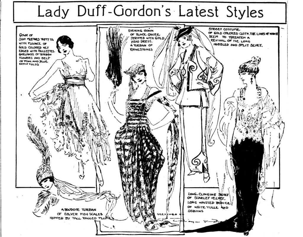Lucy, Lady Duff-Gordon transformed fashion by designing clothes for ...