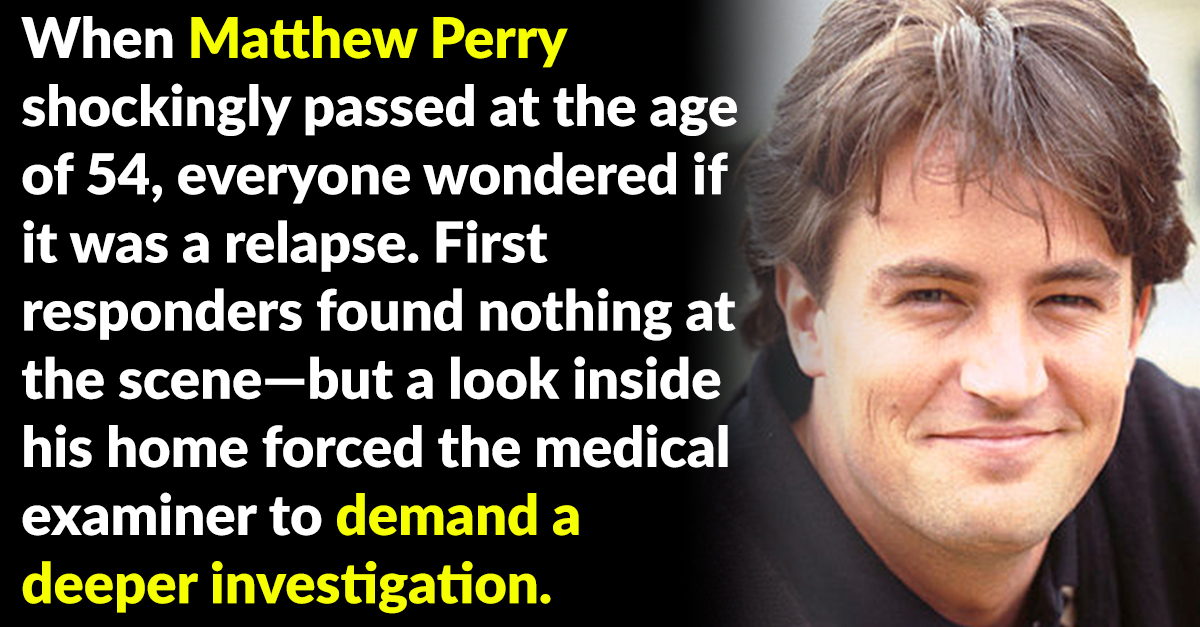 Matthew Perry’s Disturbing History