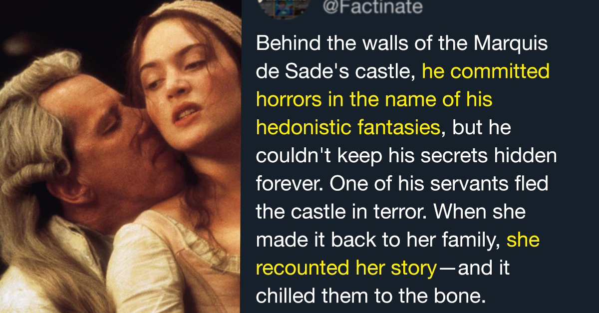 The Marquis De Sade Was The Most Depraved Man In History