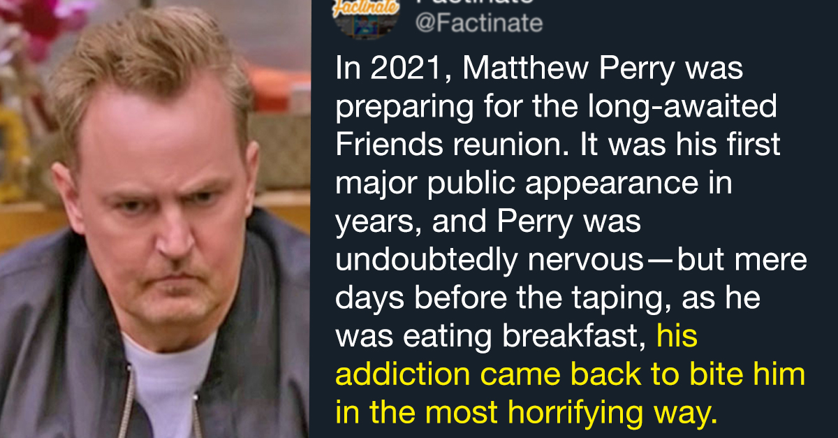 Matthew Perry’s Disturbing History - Factinate