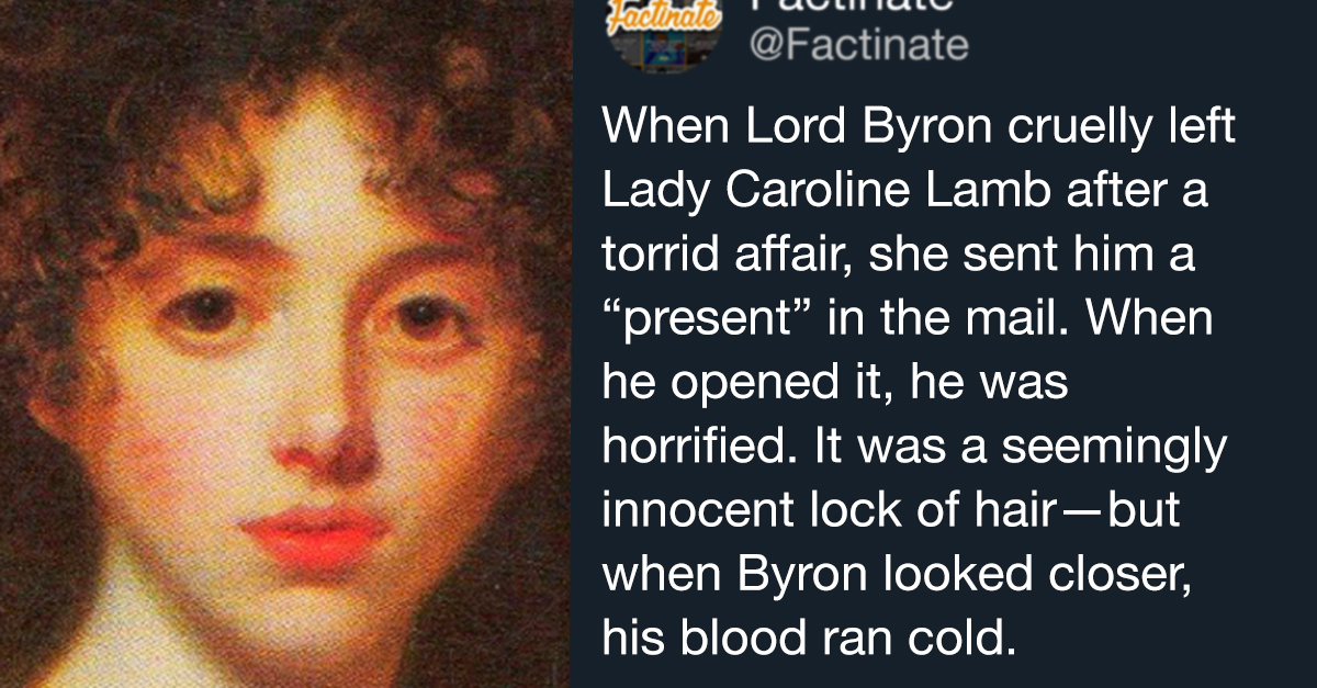 Scandalous Facts About Lady Caroline Lamb, The High Society Outcast