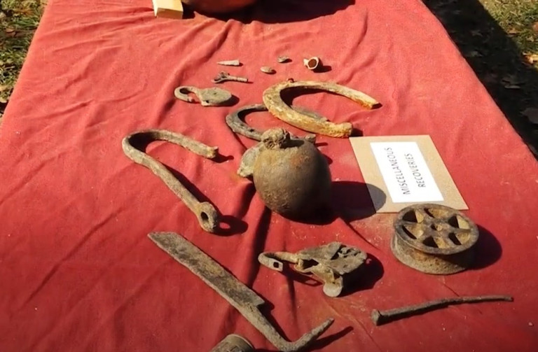 Archaeologists discovered a buried arsenal of US Civil War weapons in a ...