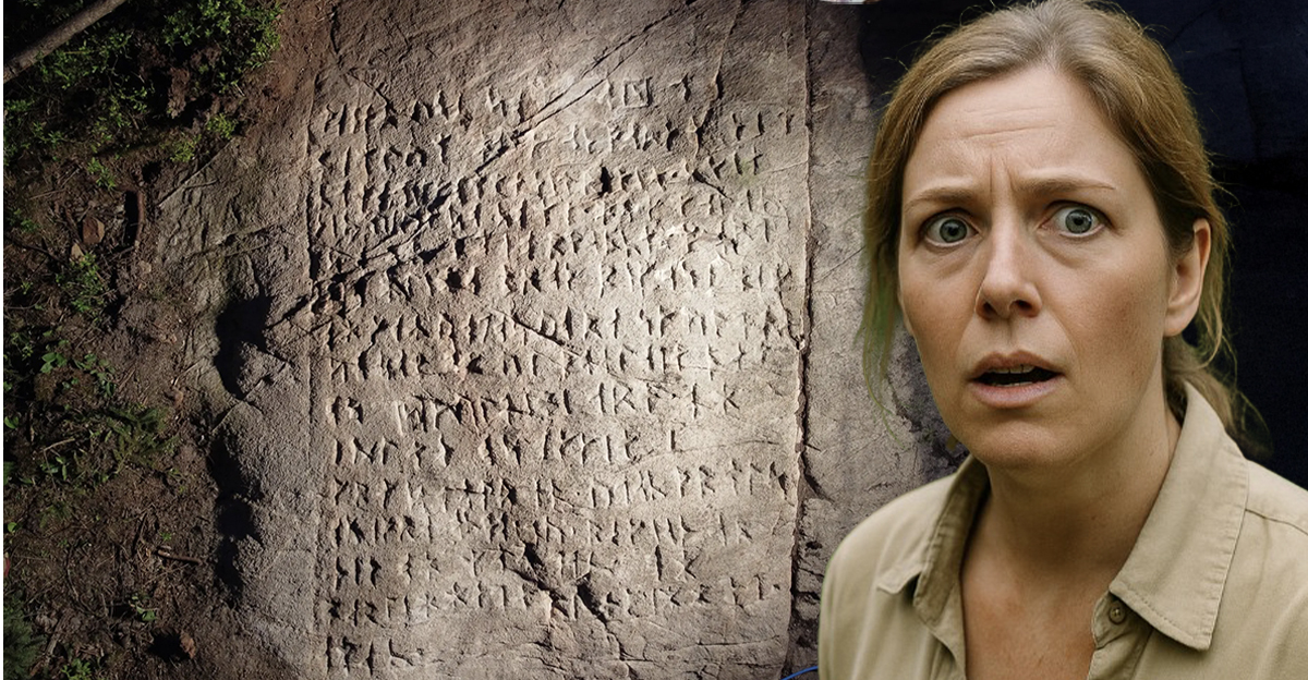 Researchers deciphered a mysterious runestone found in a forest in Canada.