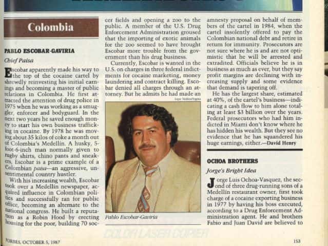 46 Patrón Facts about Pablo Escobar
