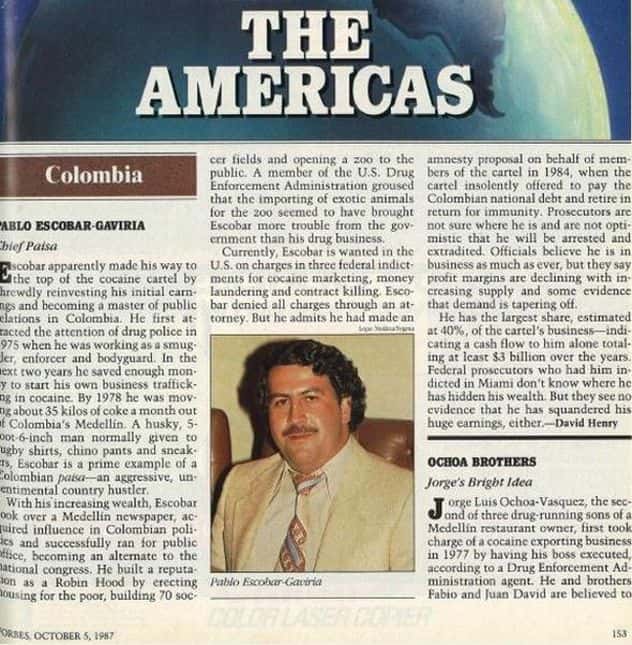 46 Patrón Facts about Pablo Escobar