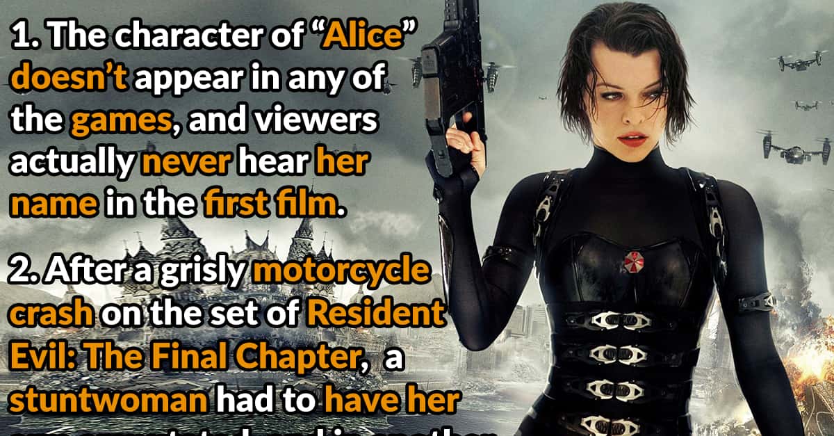 24 Undead Facts About The Resident Evil Movies