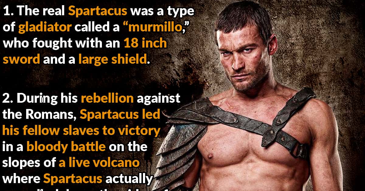27 Rebellious Facts About Spartacus