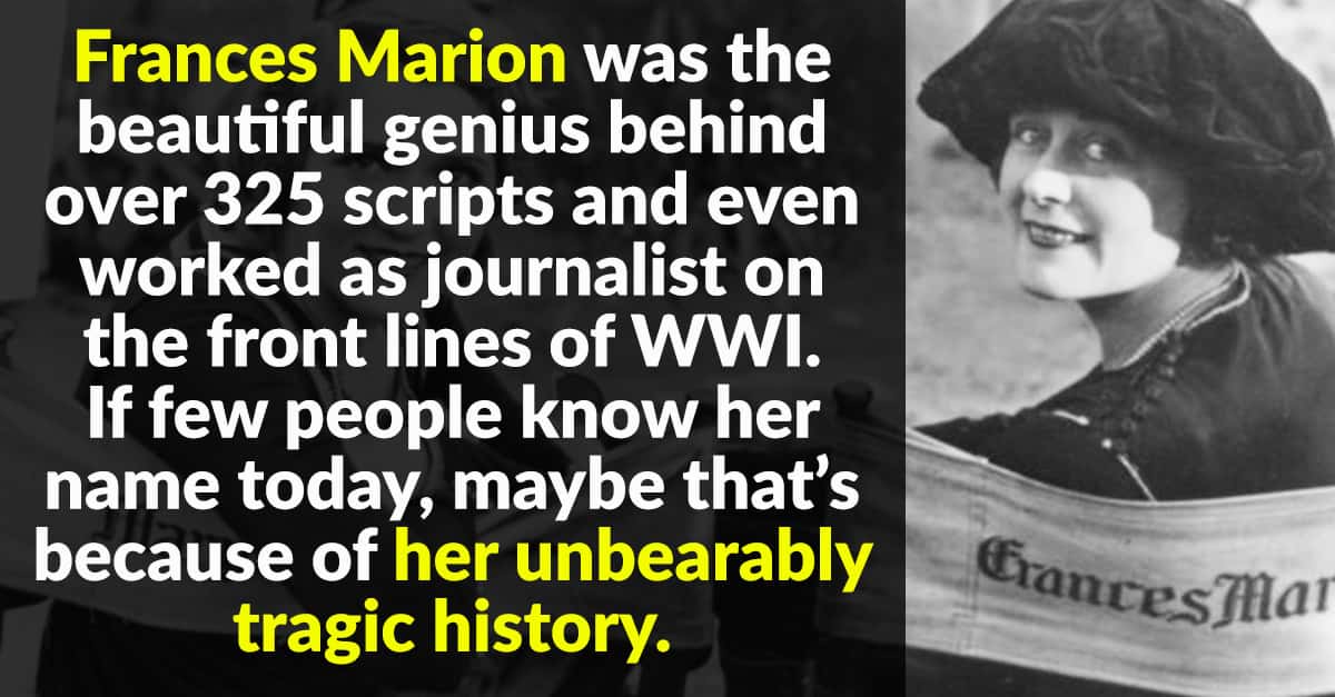 Adventurous Facts About Frances Marion, Hollywood’s Pioneer Writer